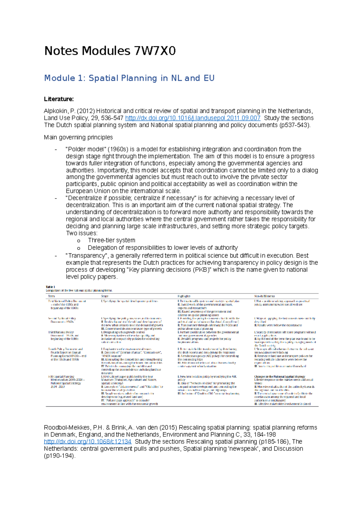 Notes Modules 7W7X0 - This - Notes Modules 7W7X Module 1: Spatial ...