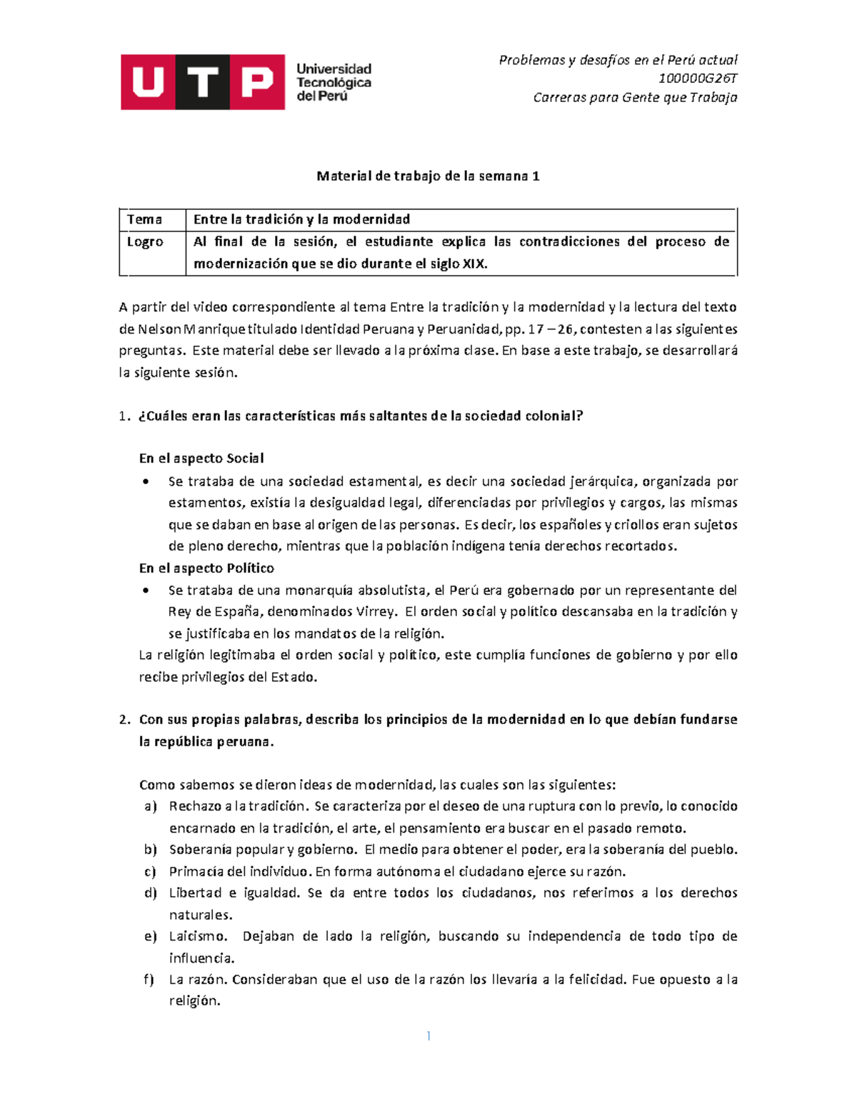 U1 S1 Material de trabajo de la semana 1 - Warning: TT: undefined function: 32 Warning: TT ...