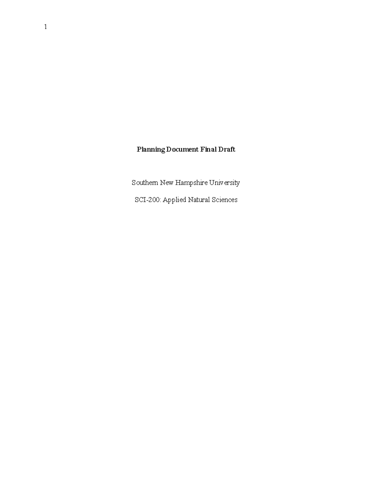 Planning Document Final Draft 2 - Planning Document Final Draft ...