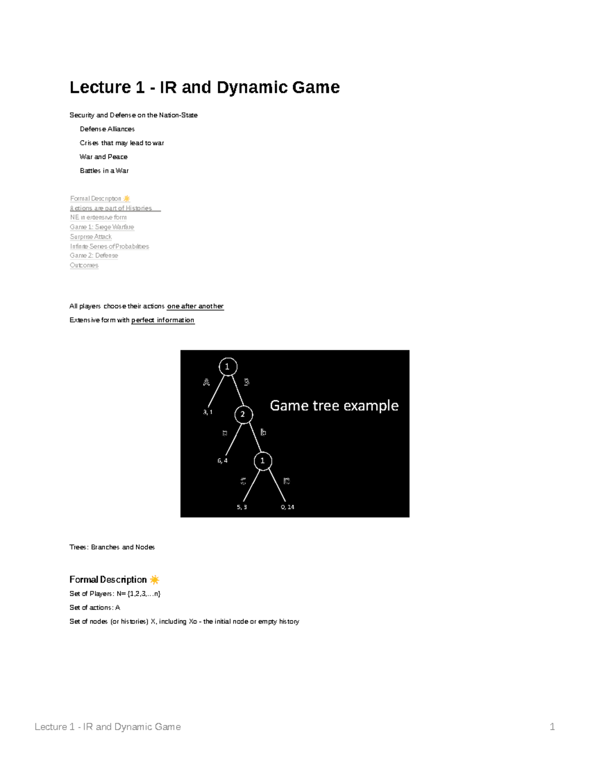 Lecture 7 Dynamic Games Lecture 1 Ir And Dynamic Game Security