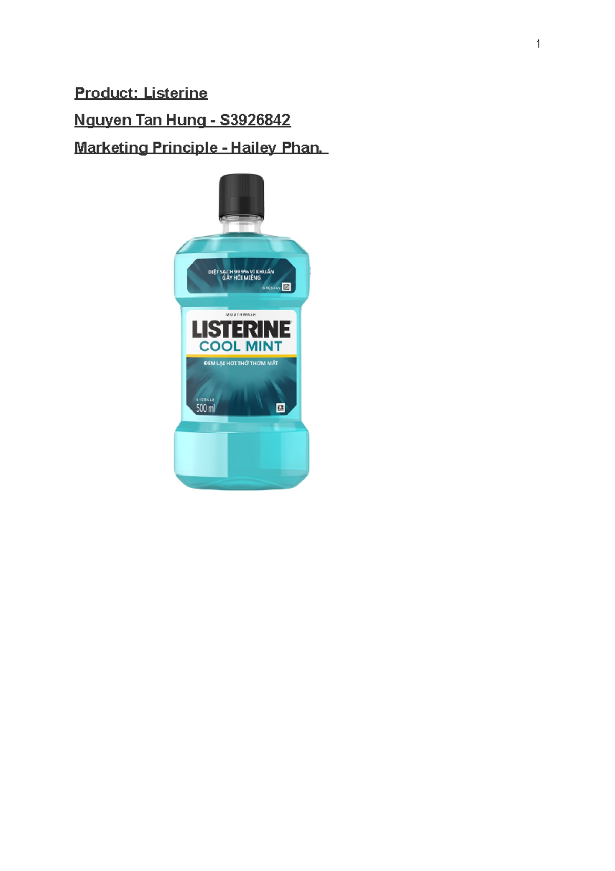 Marketing Principle - very useful learning material - Product ...