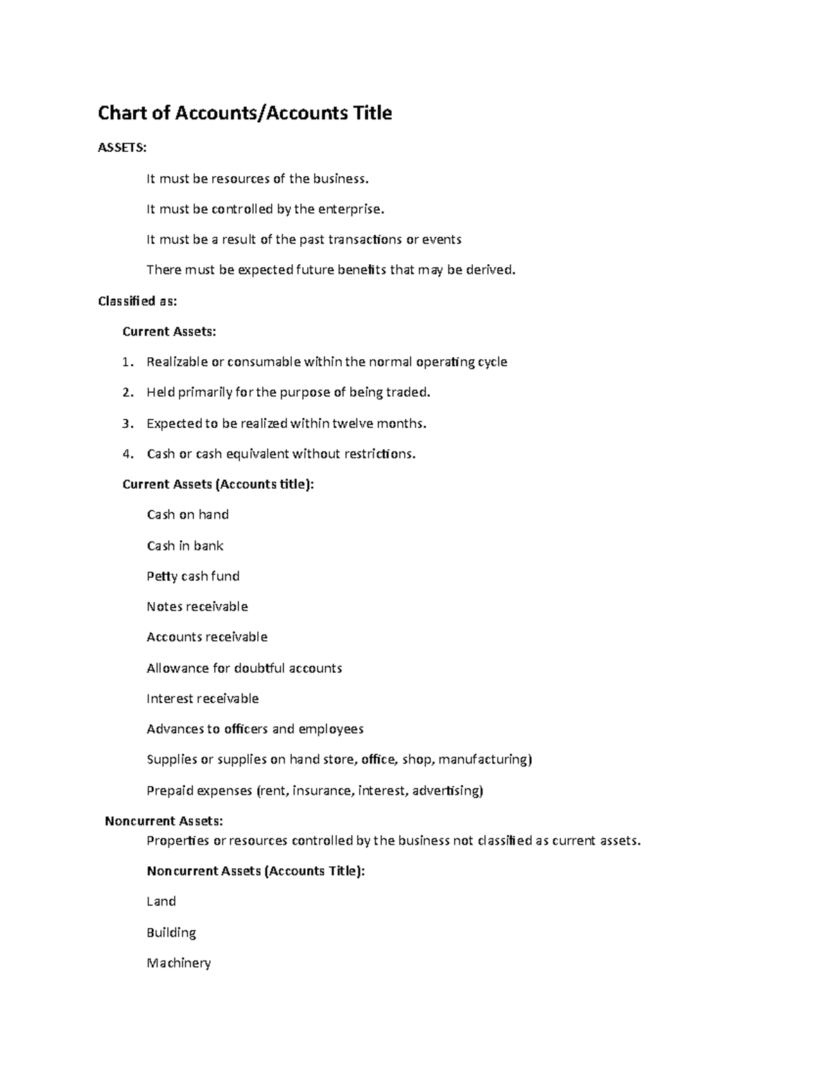 Chart of Accounts 2021 02 10T113033 - Chart of Accounts/Accounts Title ...