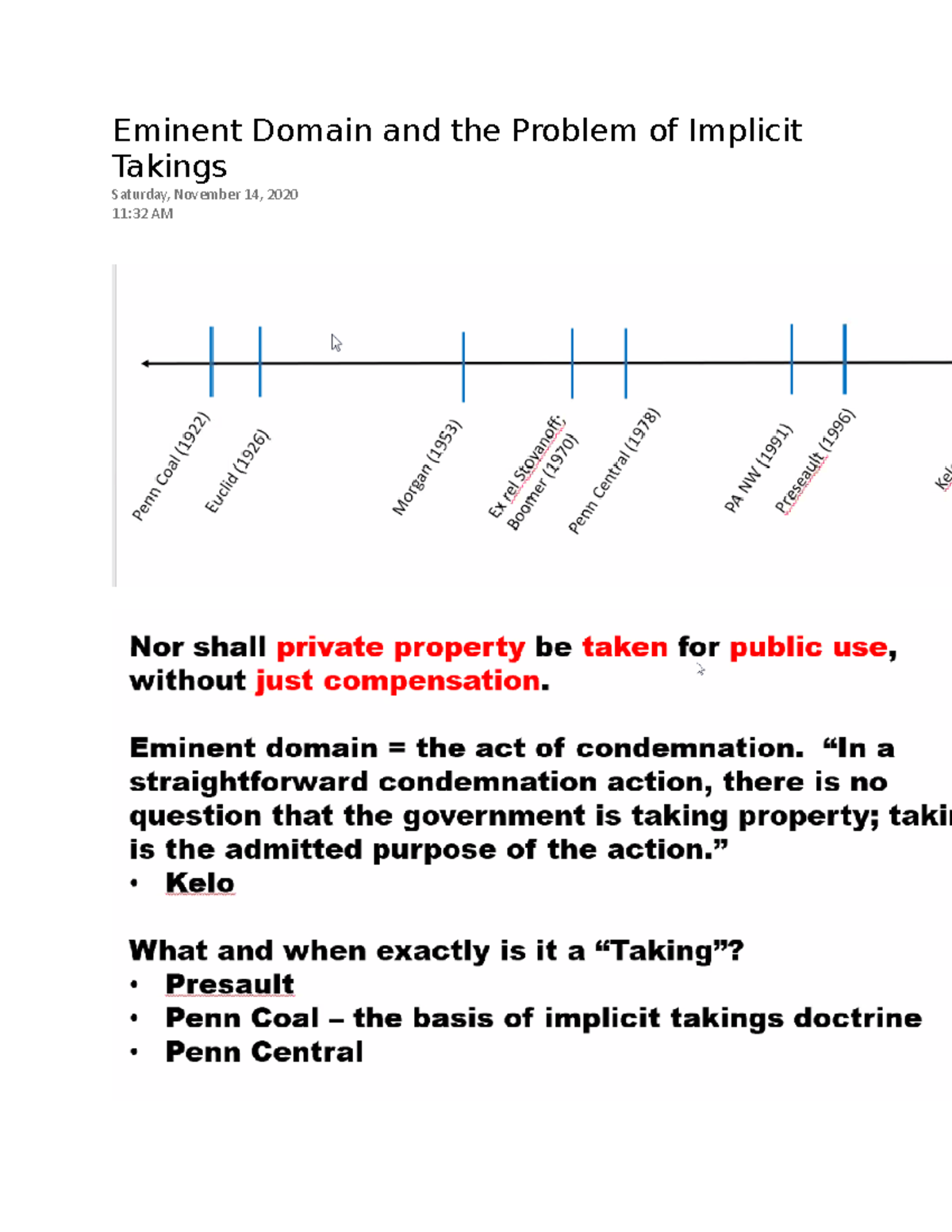 Eminent Domain and the Problem of Implicit Takings - Eminent Domain and the Problem of Implicit ...