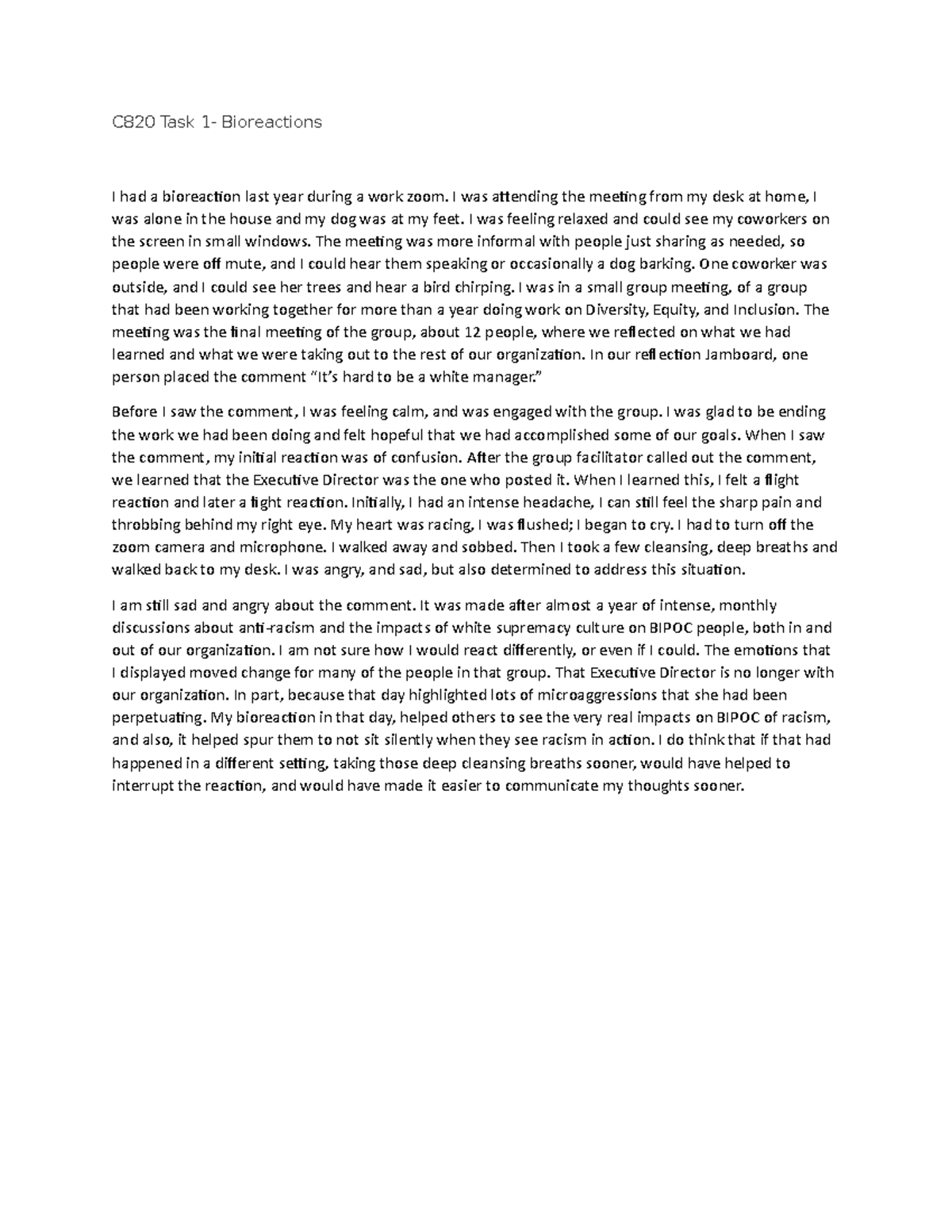 C820 Task 1 take 2 - task 1, second revision accepted - C820 Task 1 ...