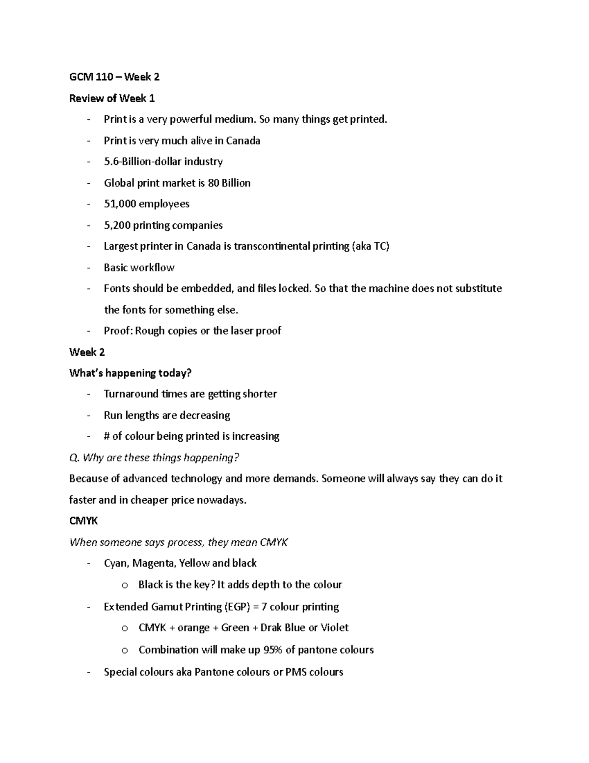 GCM week 2 - hjbmb jb, jhvj. - GCM 110 – Week 2 Review of Week 1 ...