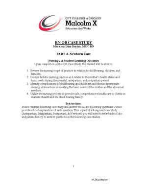 Study Sheet PDA - Concept map for PDA in pediatric population ...