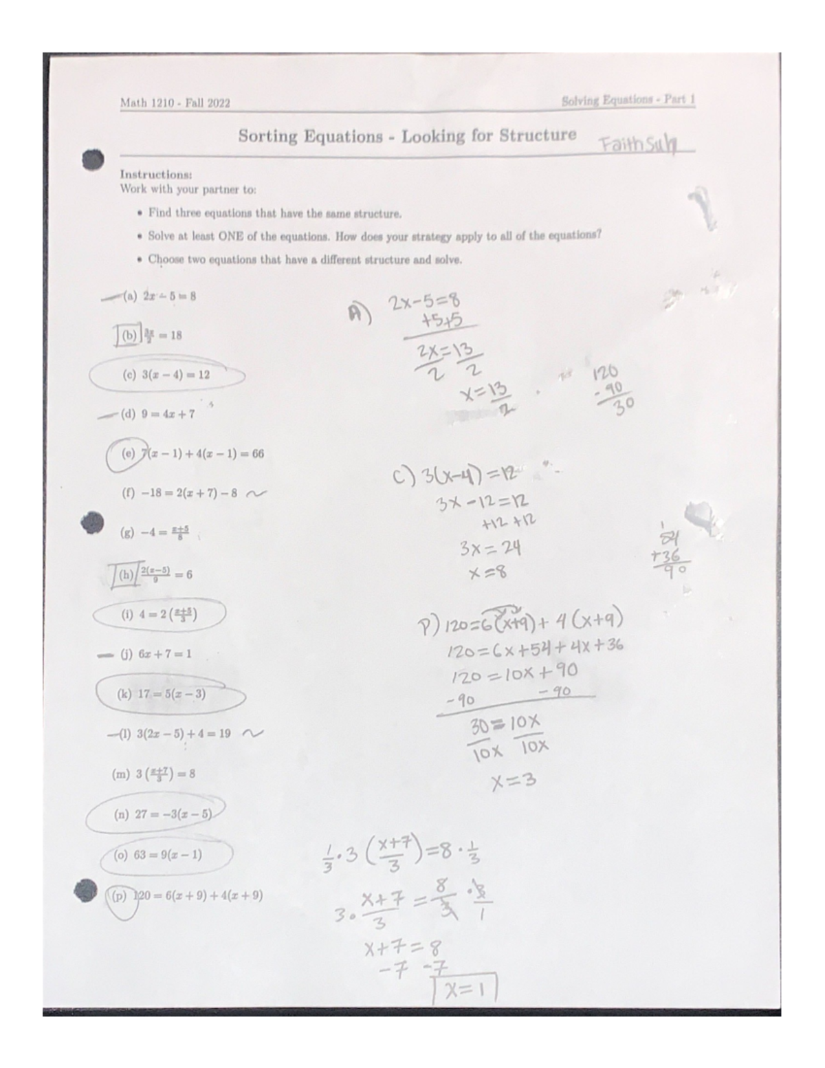 Math 1210 - Fall 2022 - Algebra practice problems. - MATH 1310 - Studocu