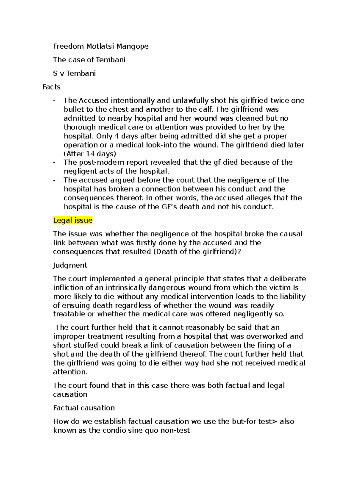 Criminal Law - This document is helpful with practicing for exams and ...