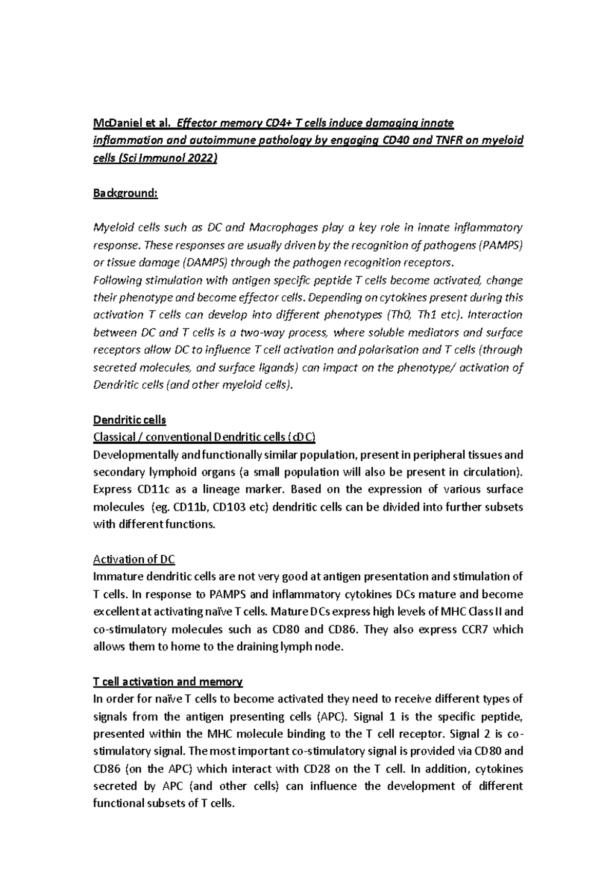 Formative assessment guide 2023. docx - McDaniel et al. Effector memory ...
