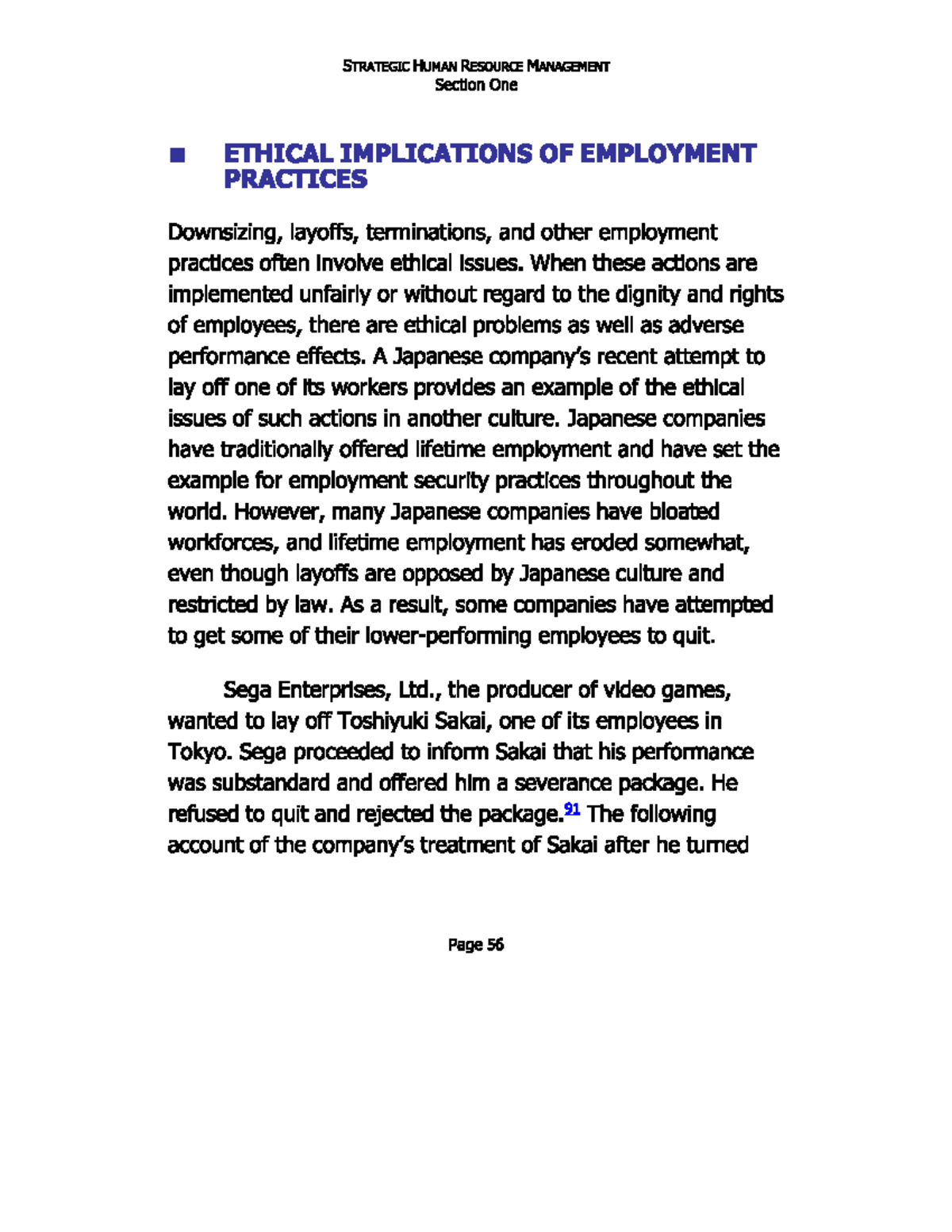 Ethical Implications OF Employment Practices - Ethics - Studocu