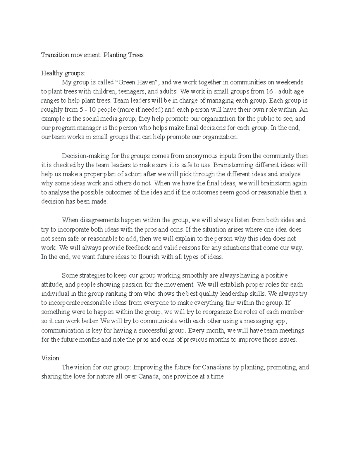 Transition movement Planting Trees - Transition movement: Planting ...
