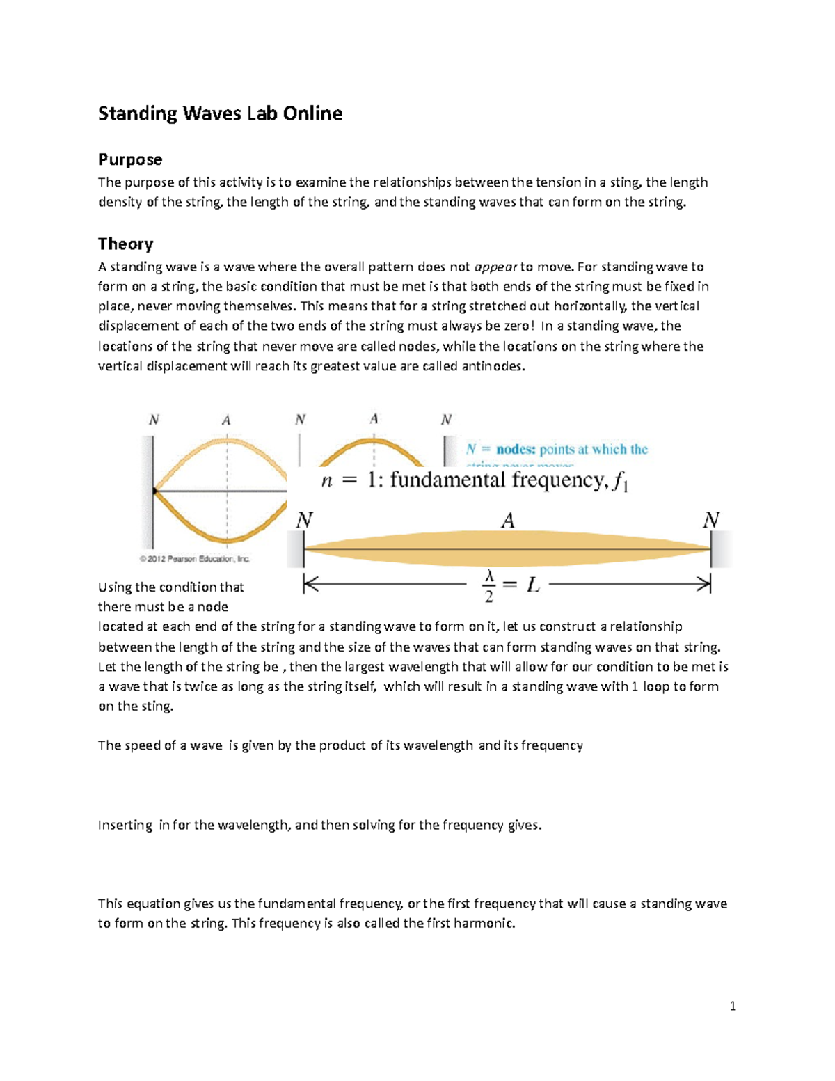 Fall2023 Standing Waves Lab Online-1 - Standing Waves Lab Online ...