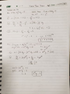 BME-210-HW4 - HW4 - Warning: TT: undefined function: 32 BME 210 – Mathematical Methods in ...