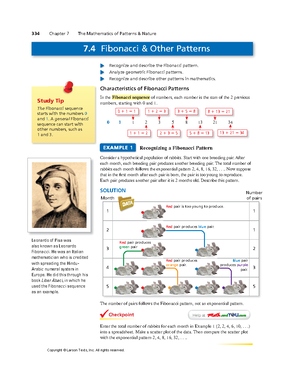 Topic 1b Exponential Modeling - 7 Exponent ial Pat t erns 312 Chapt er ...