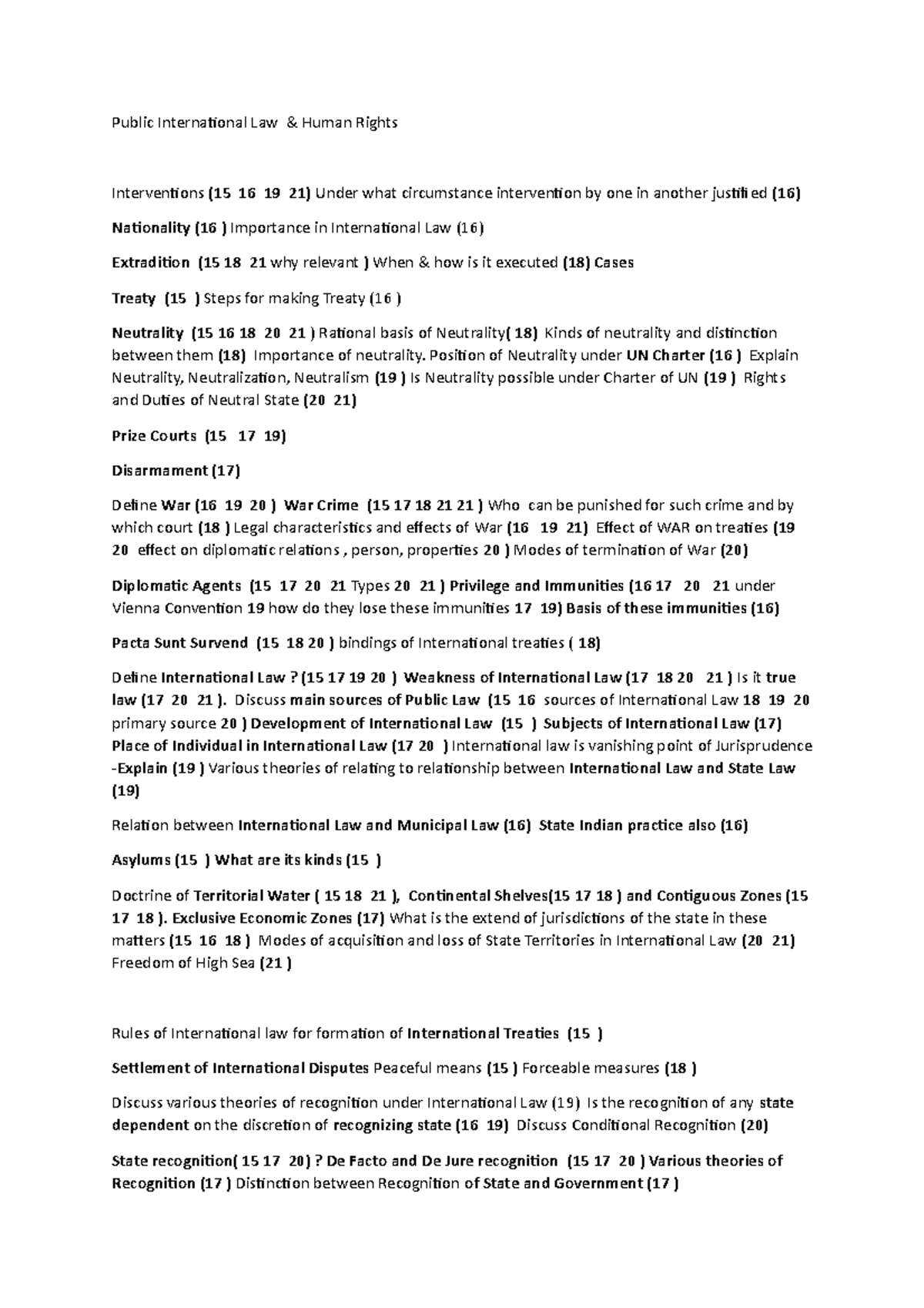 Public International Law & Human Rights - Public International Law ...