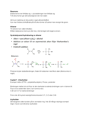 Stereokemi - föreläsningsanteckningar 6 - Neurosedyn Läkemedelssubstans ...