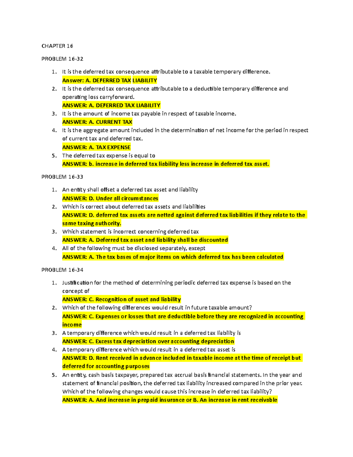 FAR2 Chapter 16-25 - Financial and Reporting Chpater 16-25 - CHAPTER 16 ...