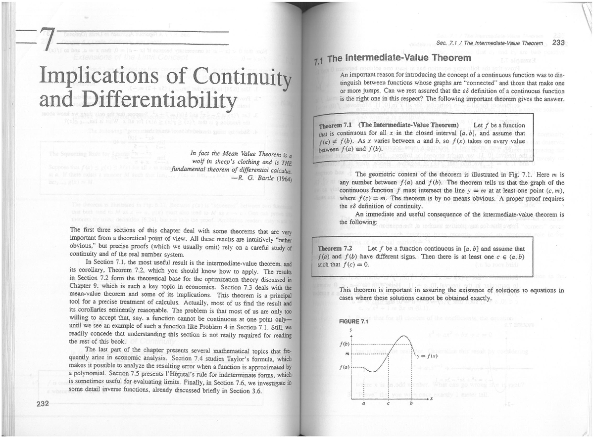 Maths for Eco Analysis Chp. 7 - Economics - Studocu