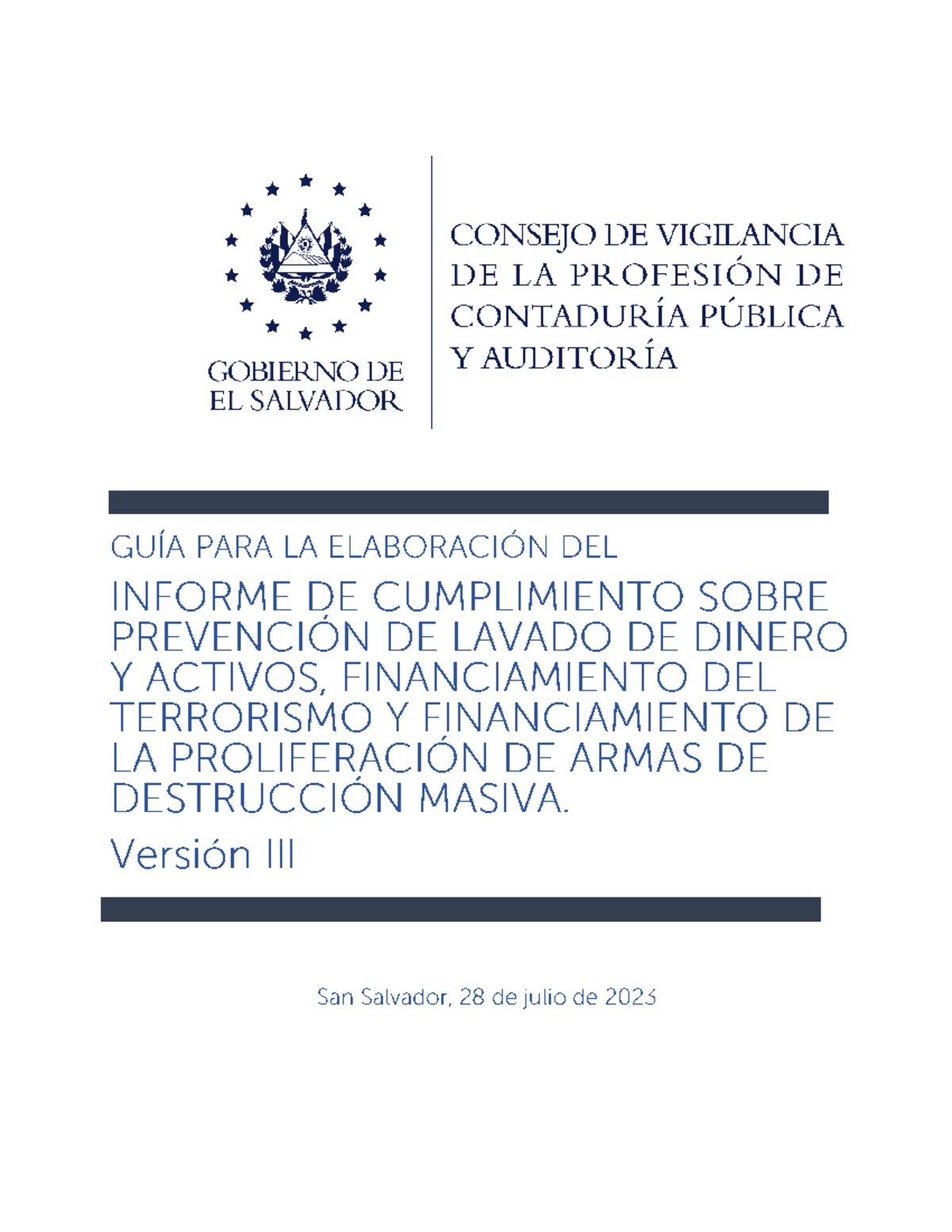 GUIA Informe PLDA V3 (28-7-23) - CONTENIDO - TERRORISMO Y ...