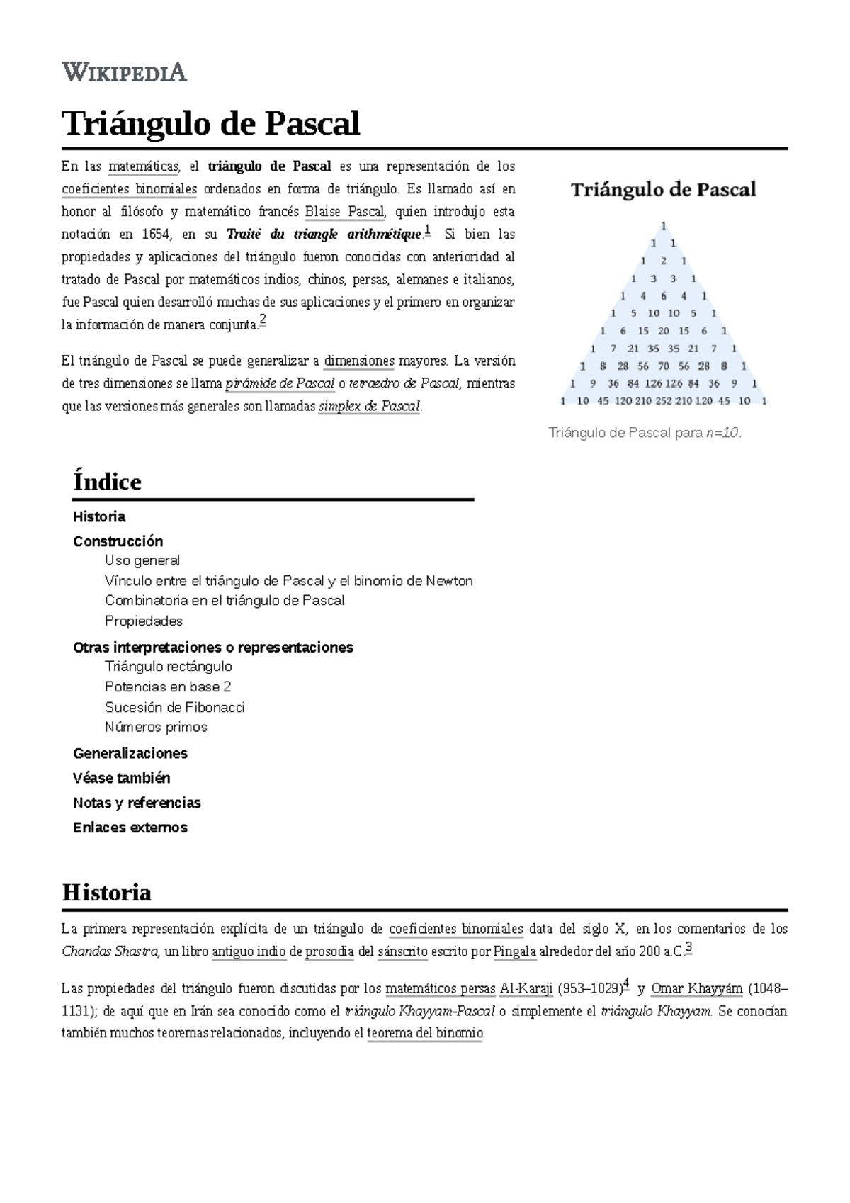 U1 pp 28 triángulo de pascal - Triángulo de Pascal En las matemáticas, el triángulo de Pascal es ...