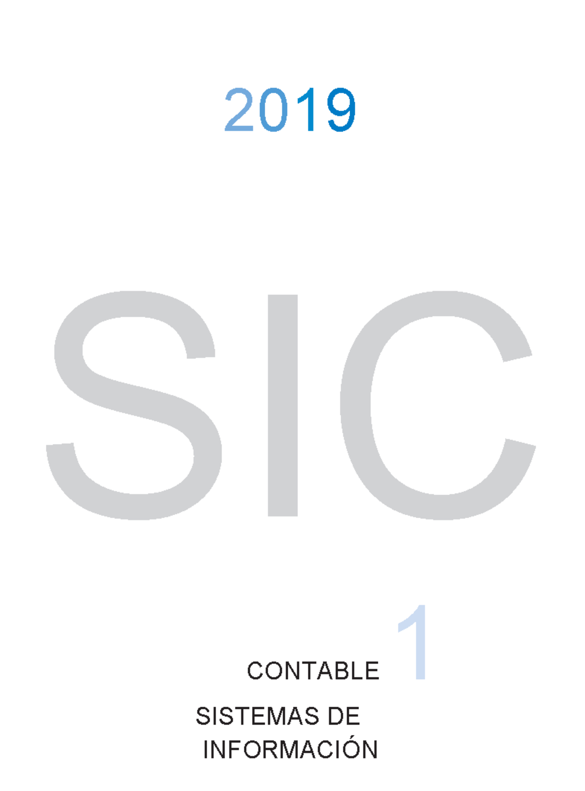 Libro de sic angrisani - de todo - 2019 SIC CONTABLE 1 ####### SISTEMAS ...