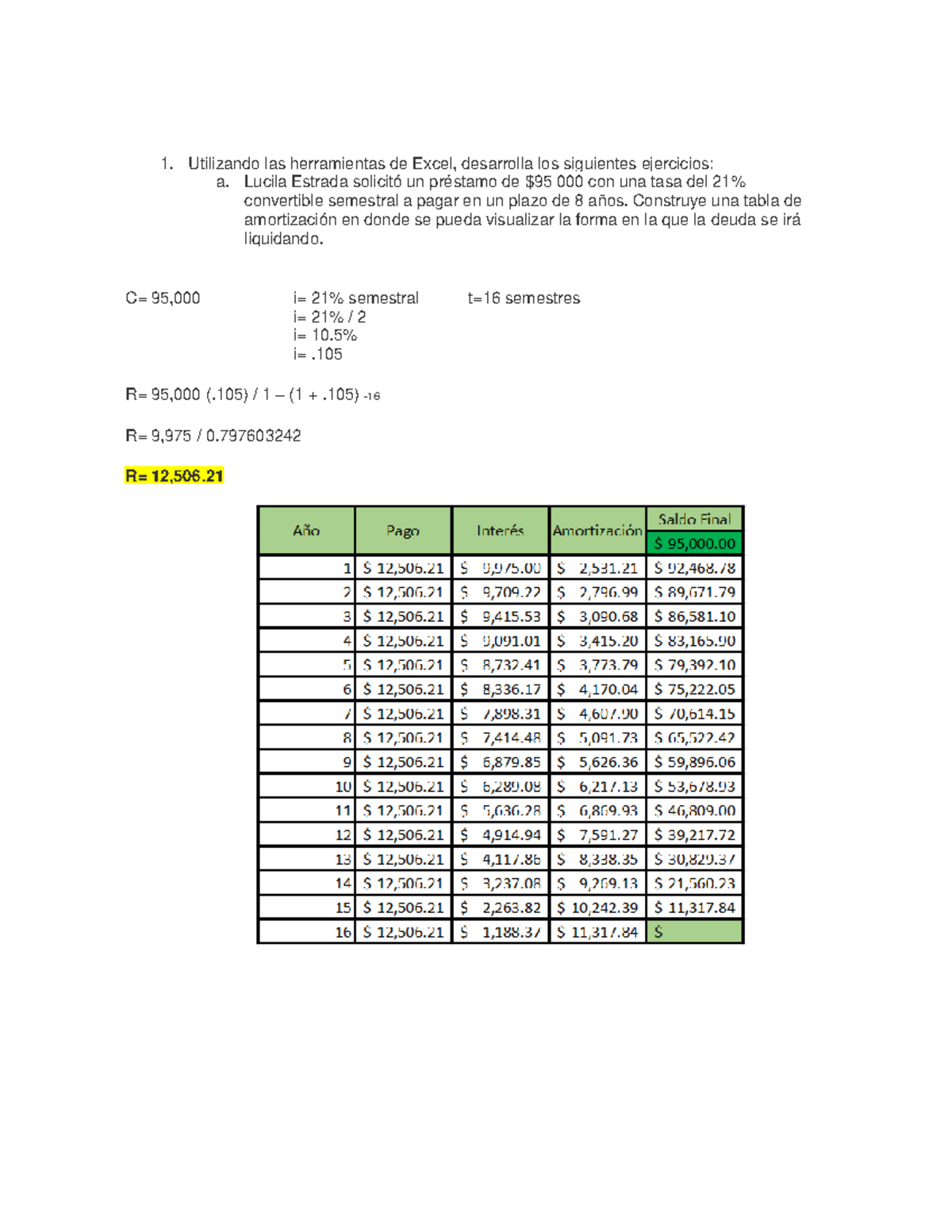 Matematicas Financieras - Evidencia 2 - Utilizando las herramientas de ...