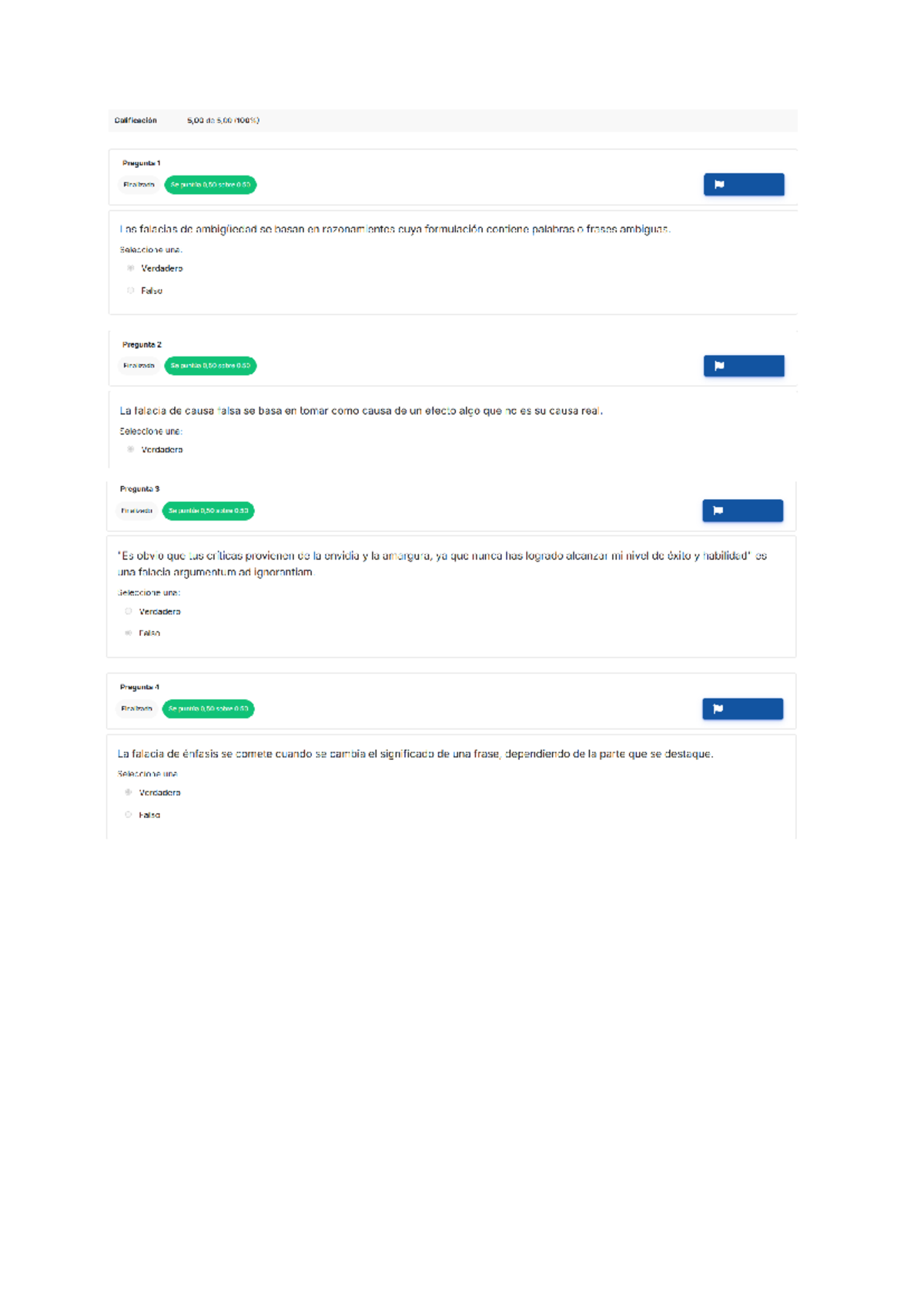 Actividad 9 - Cuestionario automático de moodle - Calificación 5,00 de 5,00 Pregunta 1 ...