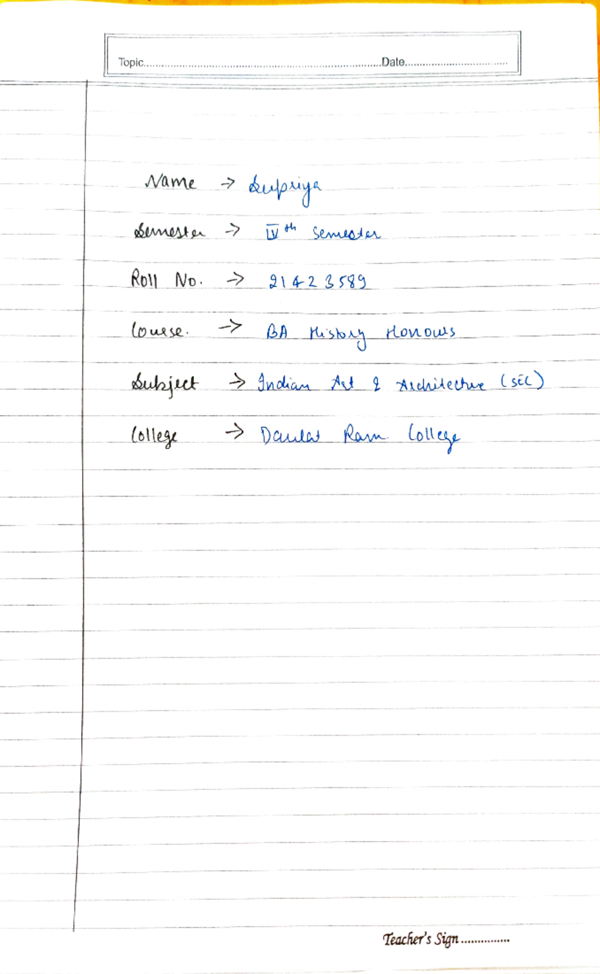 Harrapan civilization - Topic. Wame Roll No (ouse (ollege .Date. BA ...
