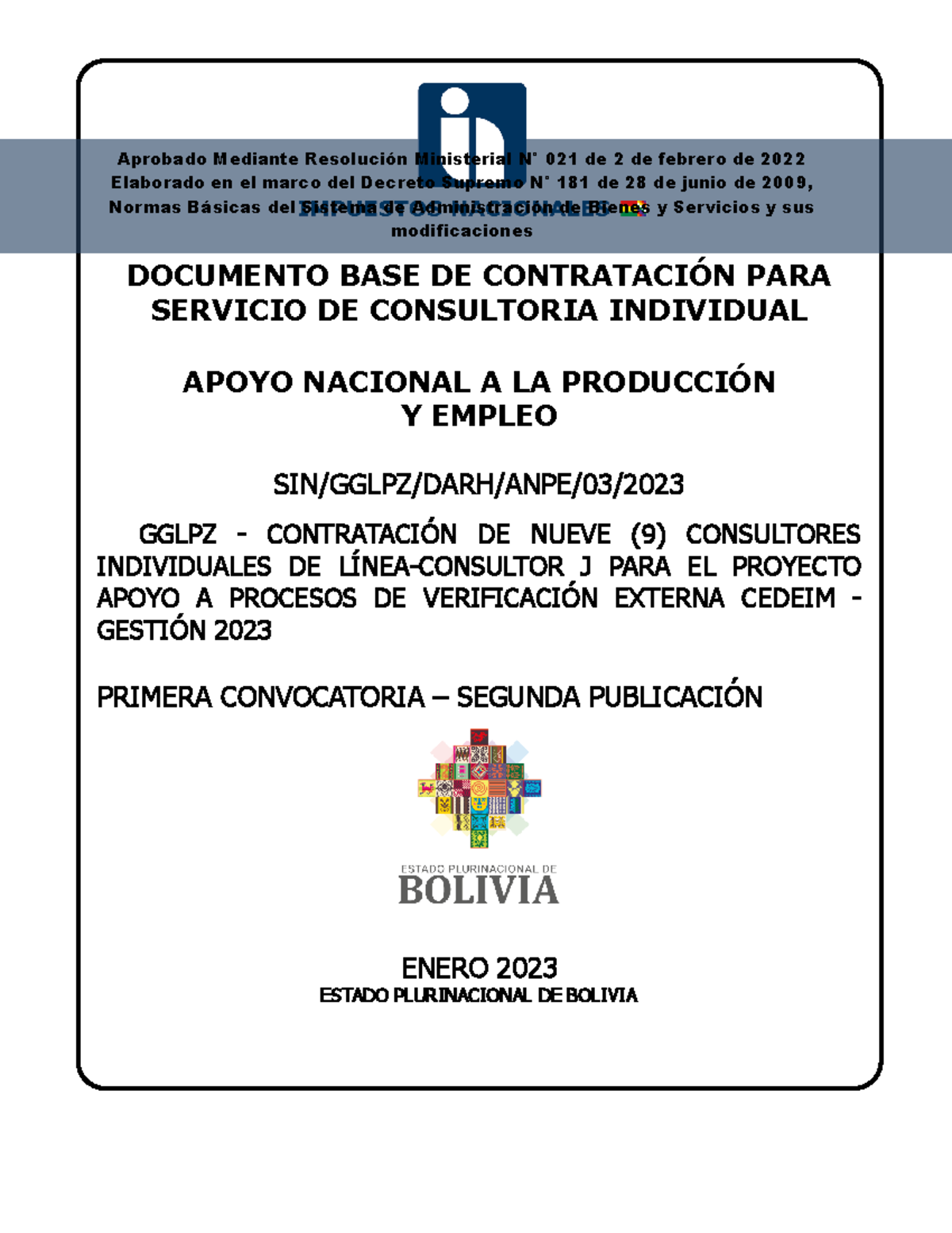 Urgo Uz CN 26 - asd - DOCUMENTO BASE DE CONTRATACIÓN PARA SERVICIO DE CONSULTORIA INDIVIDUAL ...