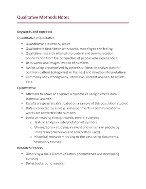 Participant Observation - Participant Observation COMM 3312 ...