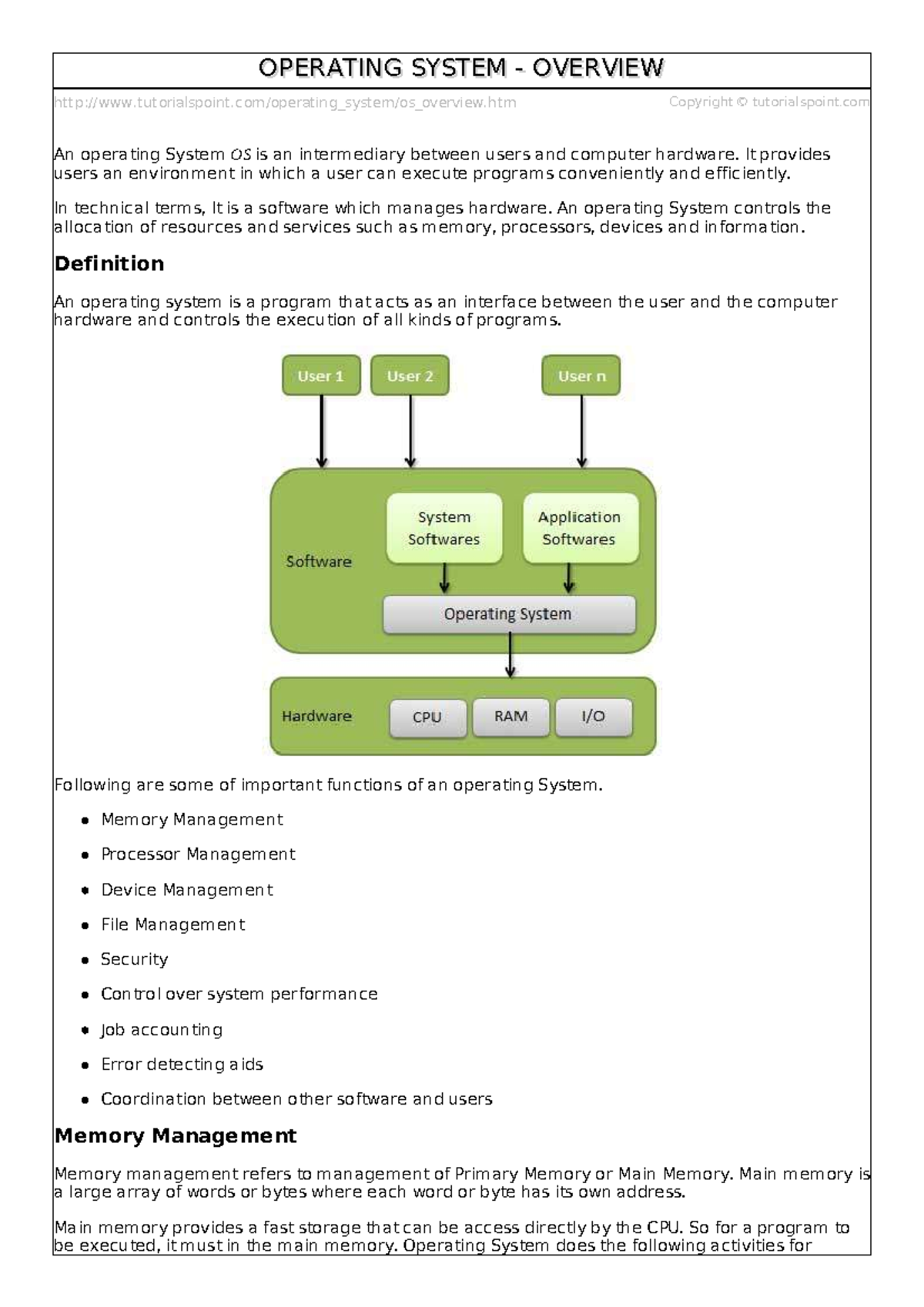 OS overview - aaaaaaaaaaaaaaa - tutorialspoint/operating_system/os ...
