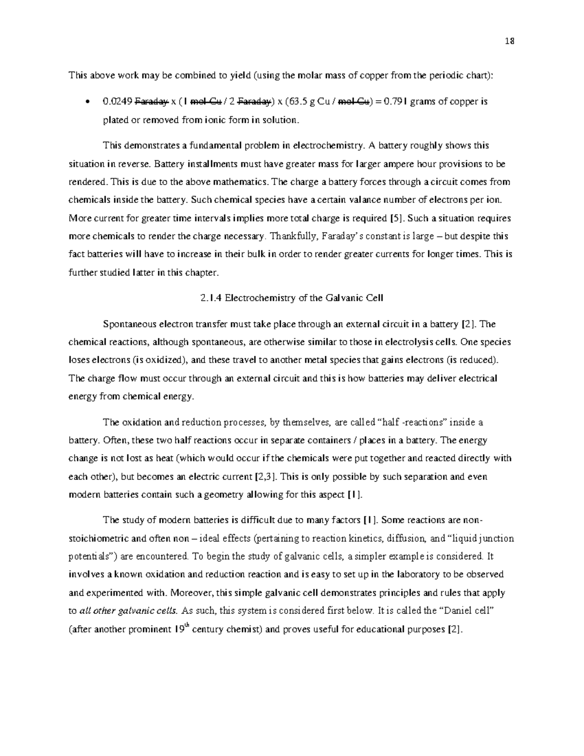 Chemistry - Galvanic Cell-2 - This above work may be combined to yield ...