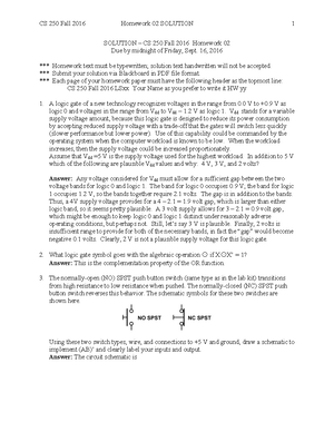 CS 250 Digital Logic Practice Problems - Fundamentals of Digital Logic: Simplify the following ...