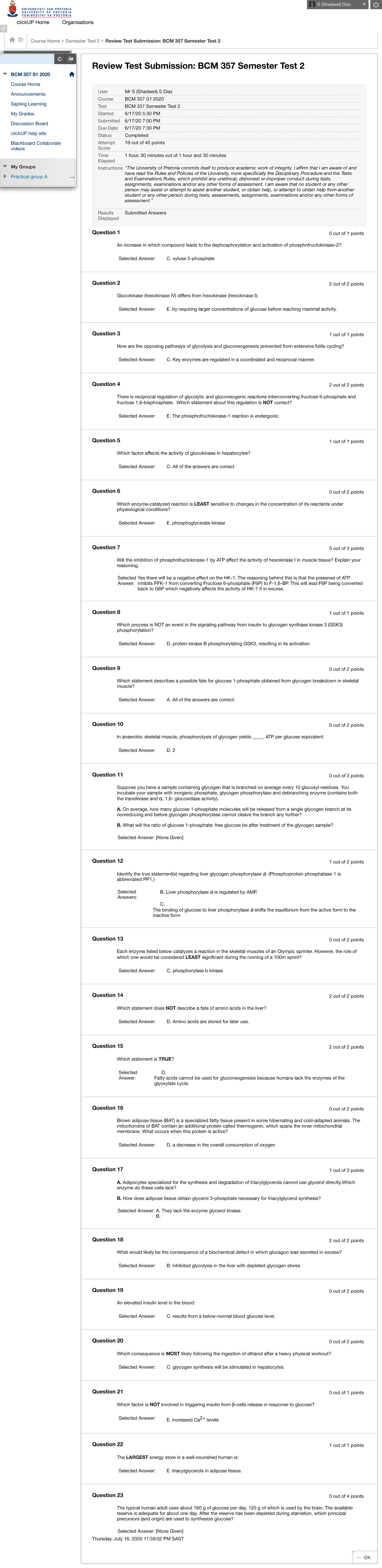 Review Test Submission BCM 357 Semester Test 2 – BCM - BCM 357 S 2020 H ...