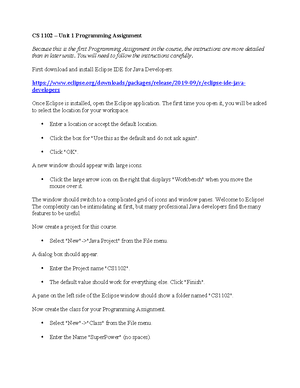 Unit 7 PA Solution Update - **Sample Answer for Programming Assignment ...