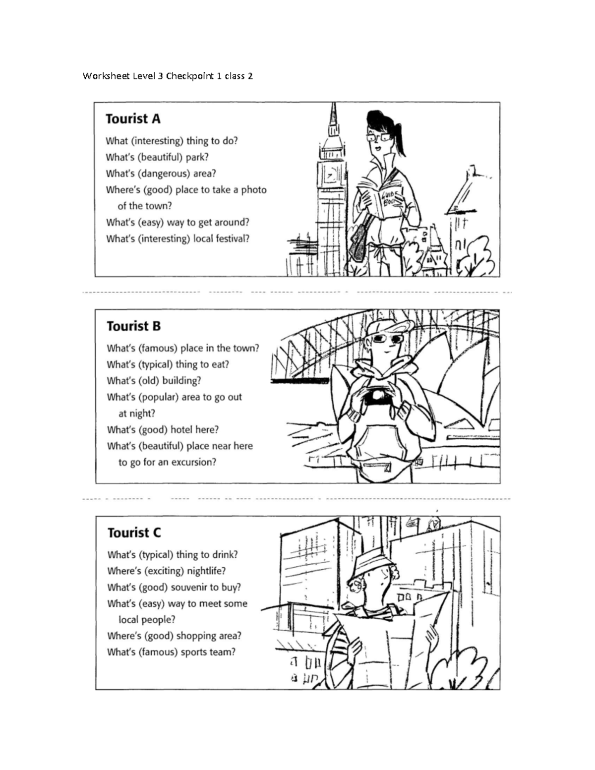 L6 - Level 3 - Checkpoint Units 1 to 3 worksheet 2 - Ingles 2 ...