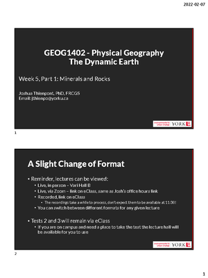 Plate Tectonics and Geohazards in Physical Geography - Studocu