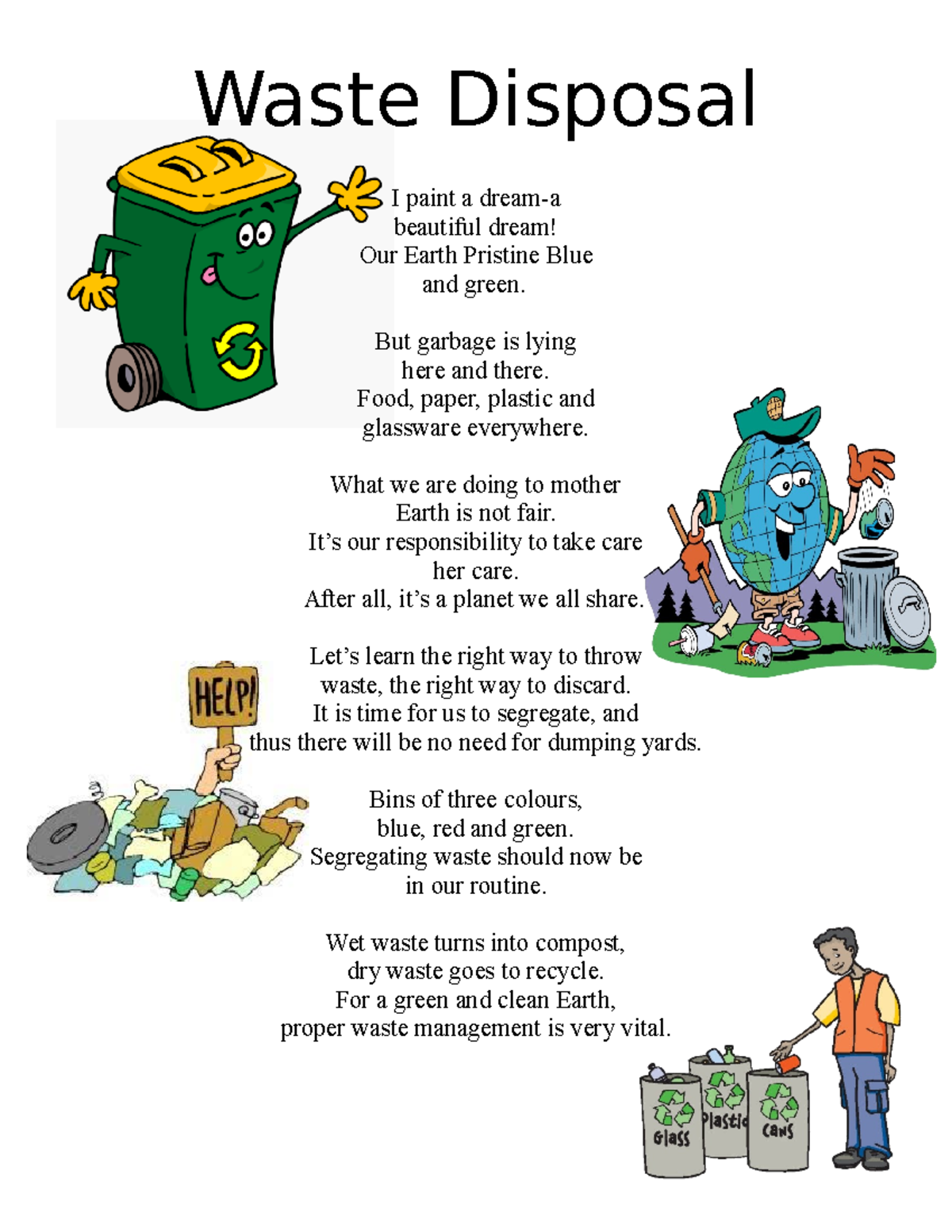 Waste Disposal - wwwrrtt - Waste Disposal I paint a dream-a beautiful ...