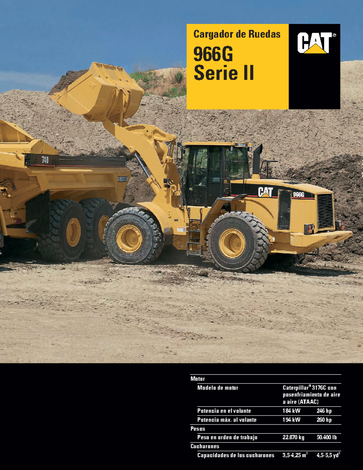 Specalog 966G II - manual - ®® Motor Modelo de motor Caterpillar® 3176C ...