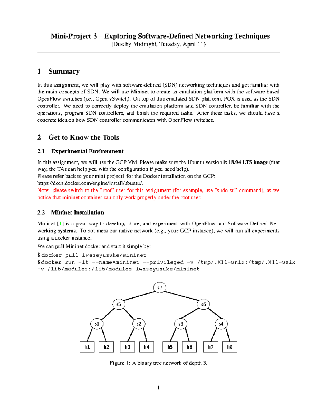CS552 SP2023 Mini Proj 3 - Mini-Project 3 – Exploring Software-Defined ...