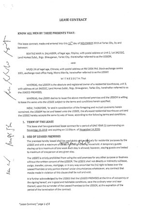 2020 lima form - Sample form for lima - 8+jima Reference No.: SEC 1 9 ...