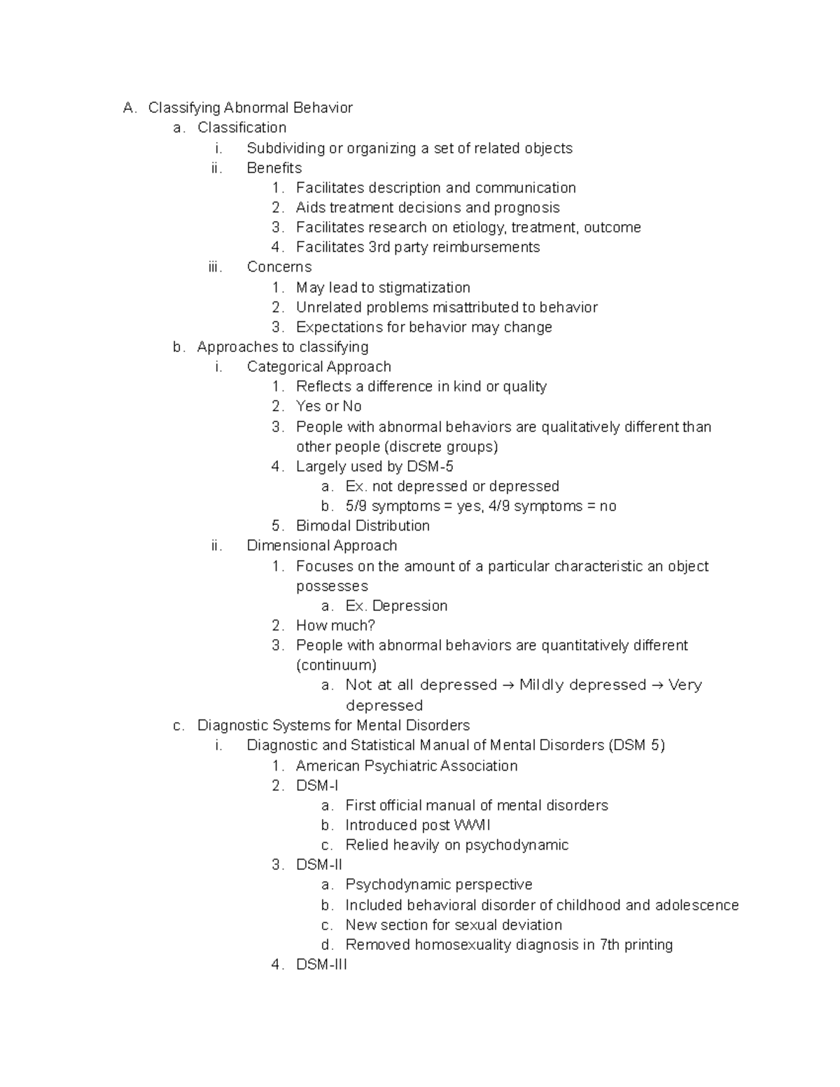 Chapter 4- Classification and Assessment of Abnormal Behavior - A ...