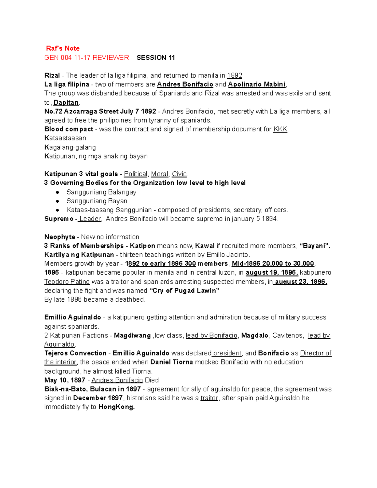 GEN 004 11-17 Reviewer - GFGFGFG - Raf’s Note GEN 004 11-17 REVIEWER ...