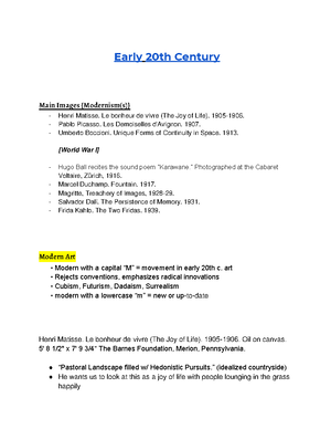 (ARTH 102) Introduction - Art as Knowledge - AH102: History of Western ...