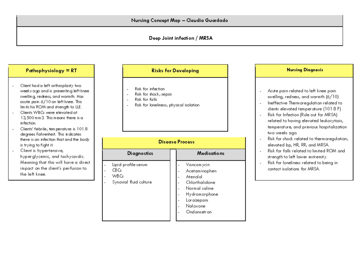 Nursing Concept Map Week #7 PDF-3 - Nursing Concept Map – Claudia ...