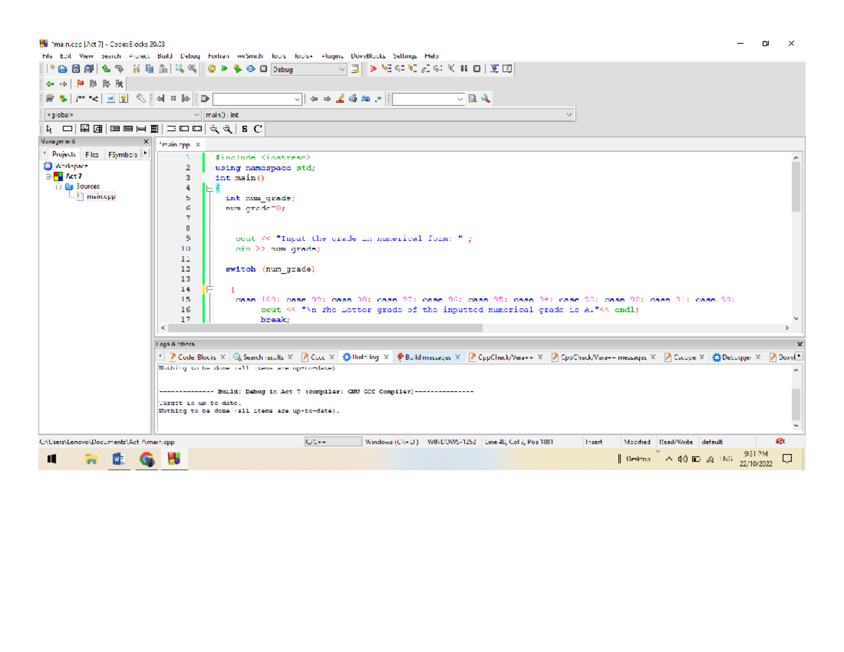 Act. 7 De Jesus, Janice L - GE 7 - CCSJ - Studocu