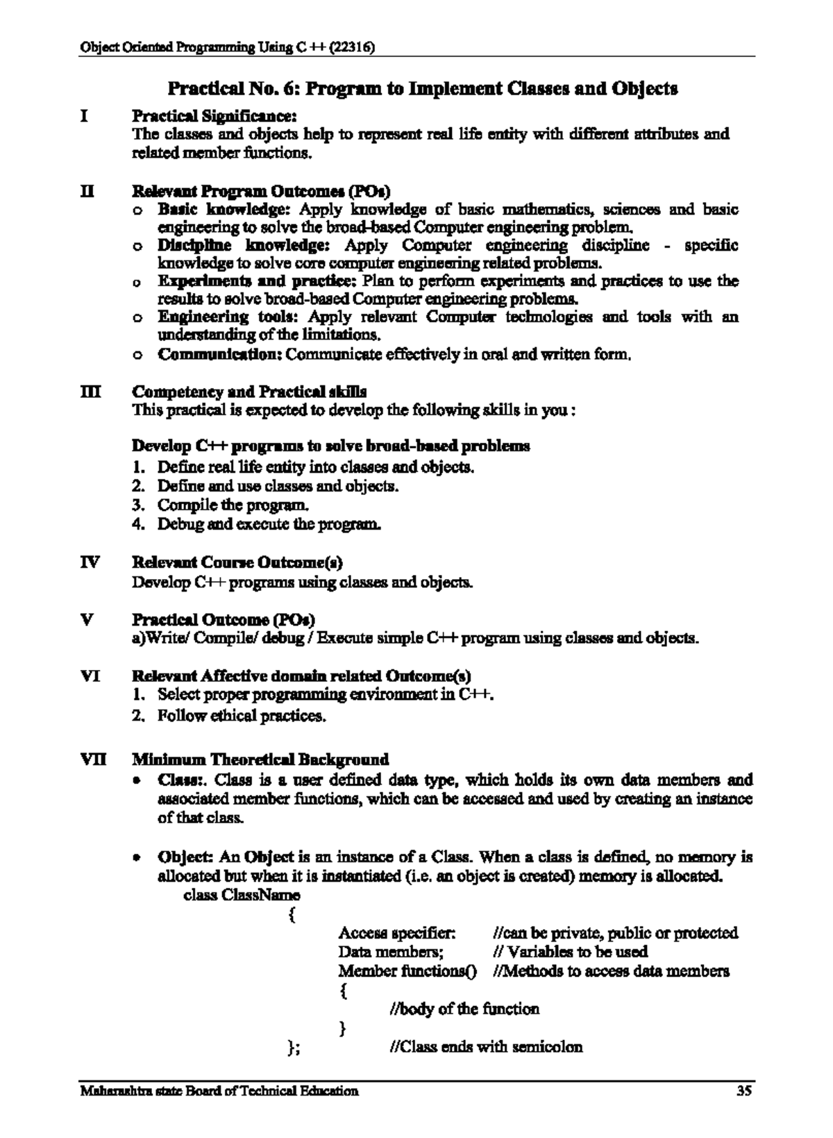 program using do while lop - Object Oriented Programming - I - Studocu