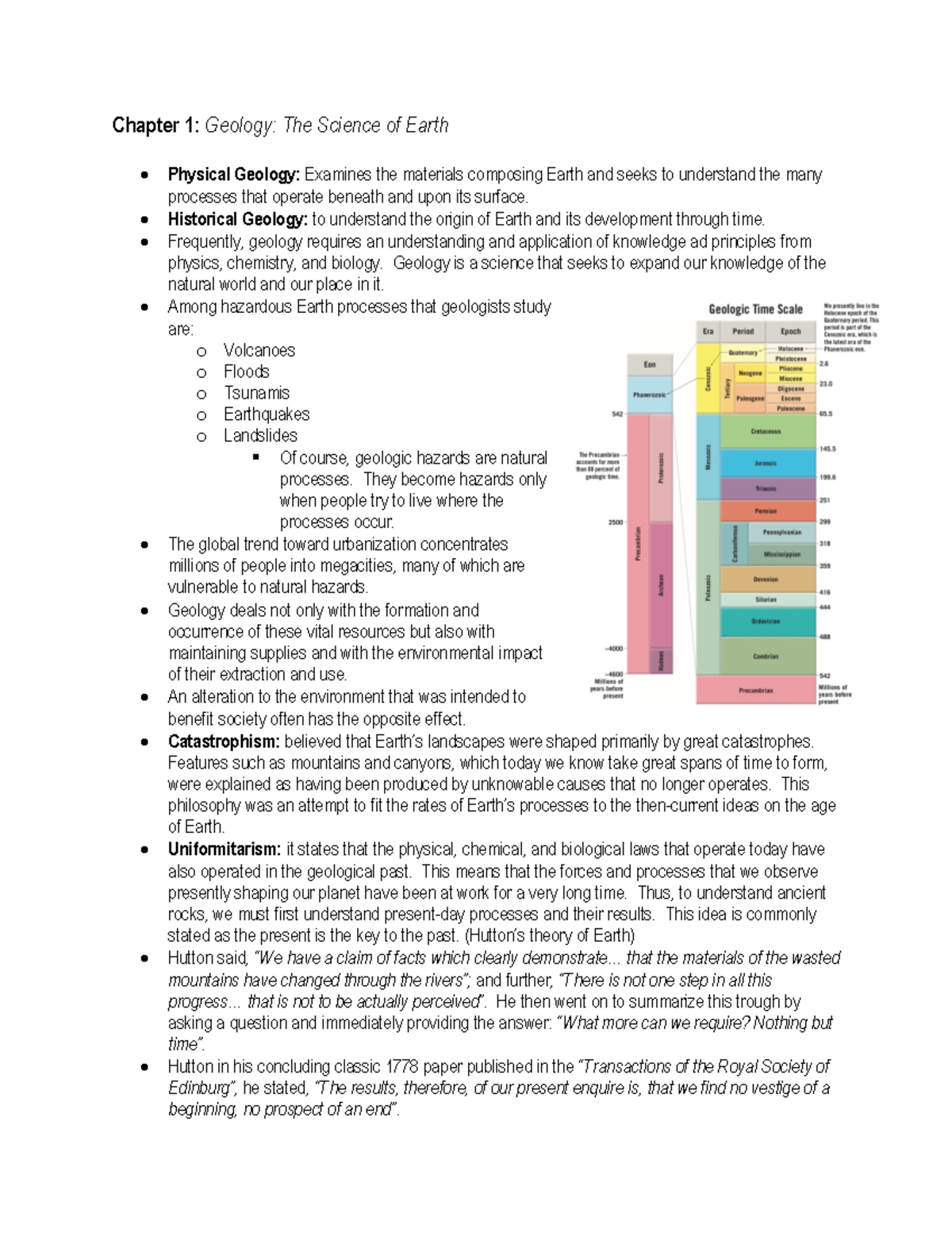 GEOL4015-CH1 - Resumen Earth: an Introduction to Physical Geology ...