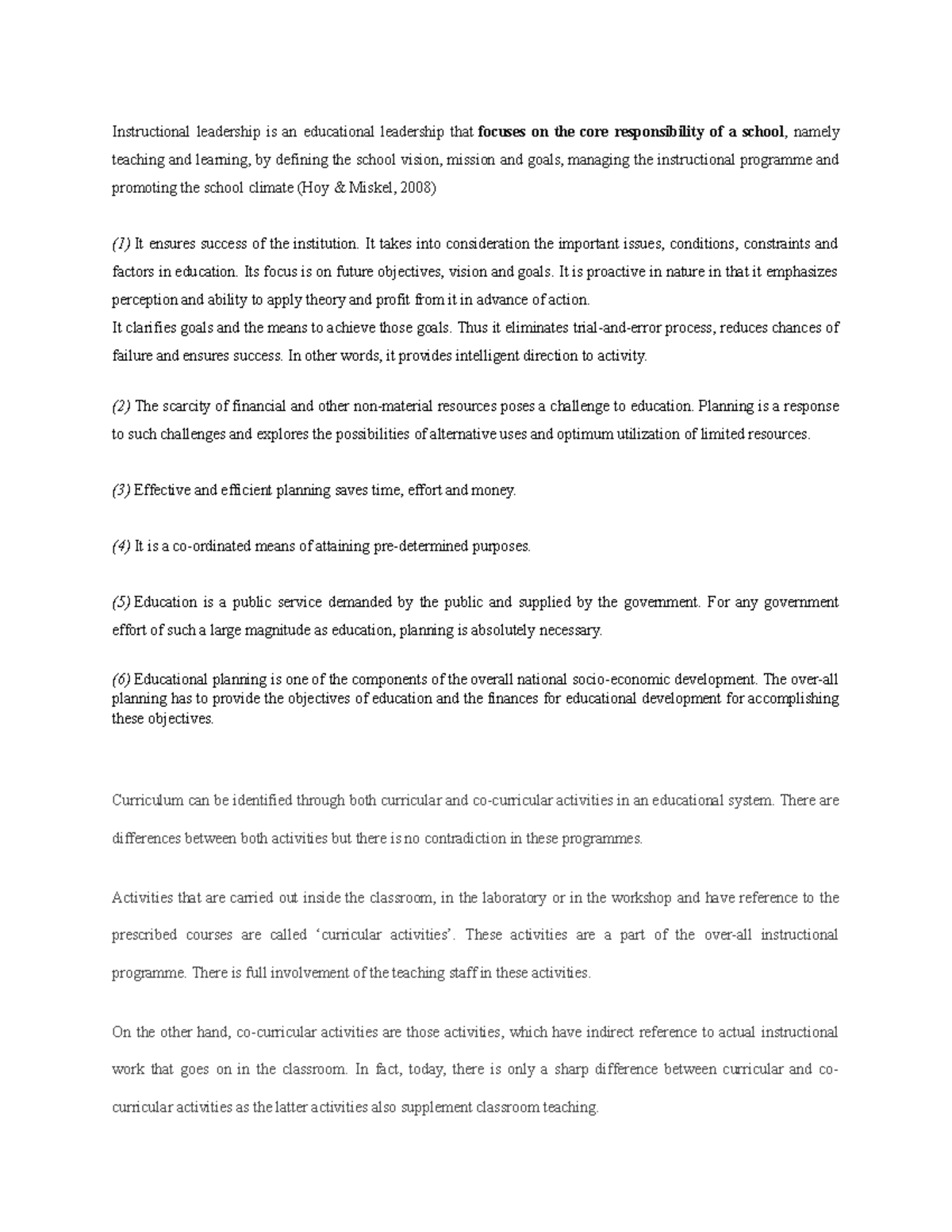 Eil - ffg nhggg - Instructional leadership is an educational leadership ...