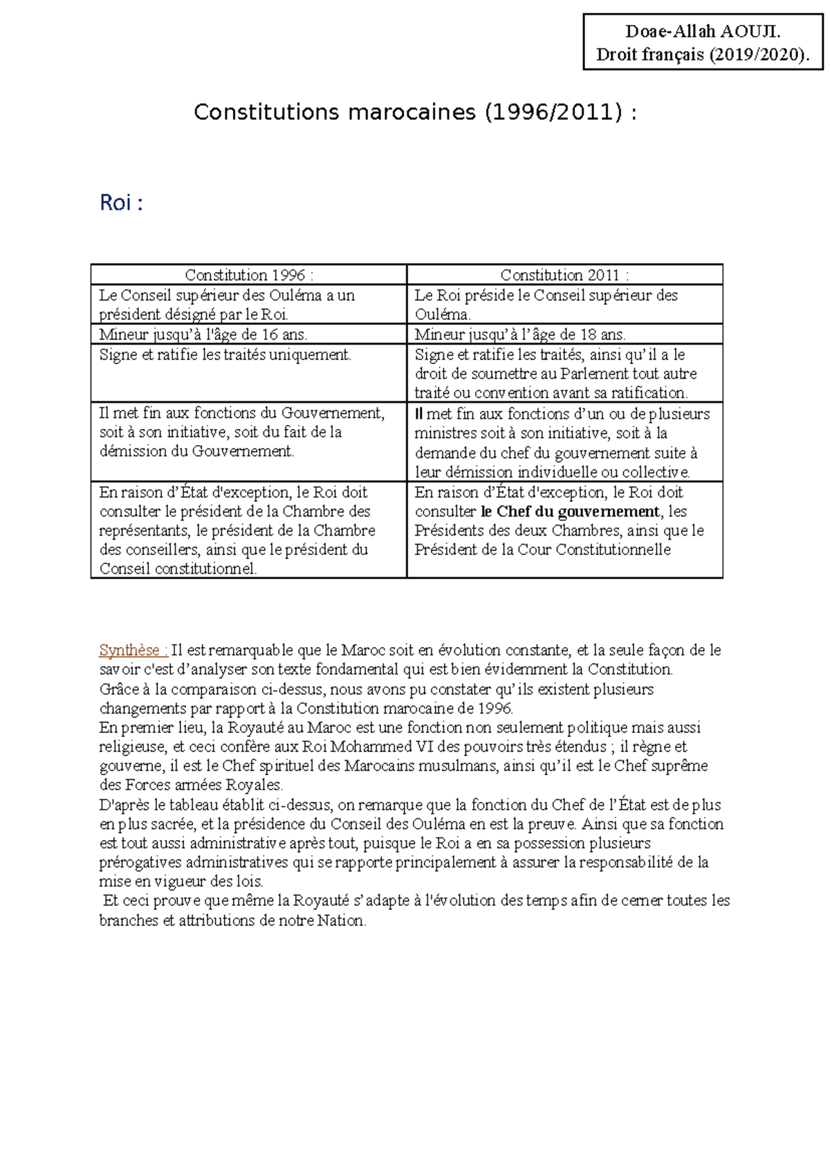 Constitutions marocaines (1996 2011 ) - Constitutions marocaines (1996/ ...
